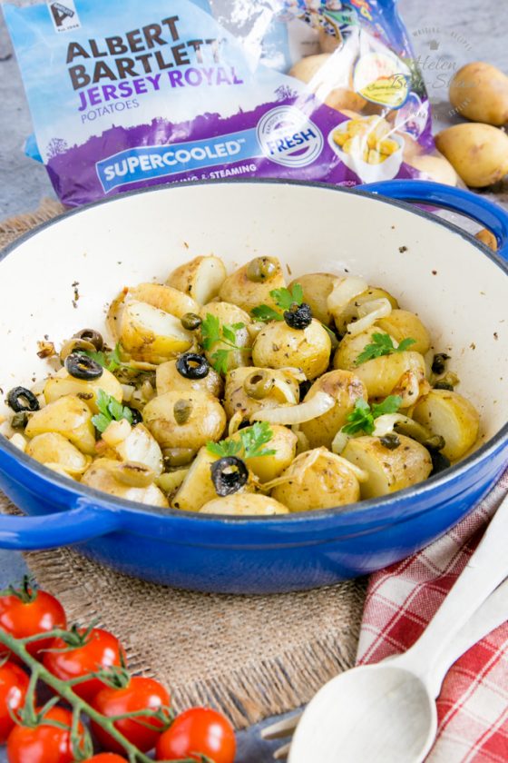 Roasted New Potatoes with Capers & Olives {Vegan & Gluten Free} - Helen ...