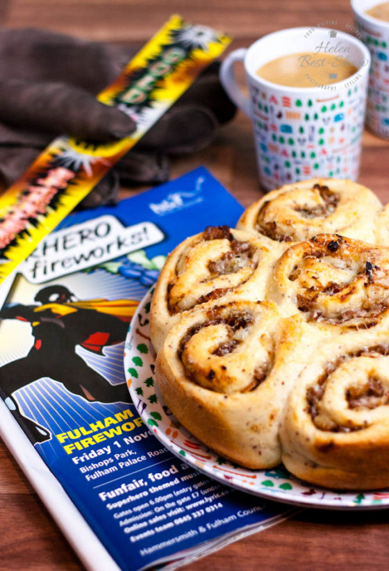 Sausage & Bacon Buns - perfect firework party food | Fuss Free Flavours