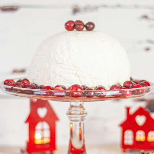 Christmas Pudding Ice Cream Bombe Recipe (No Churn)