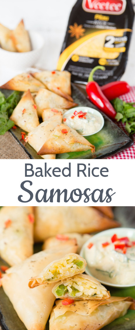 Recipe: Easy to Make Baked Rice Samosas - Helen's Fuss Free Flavours