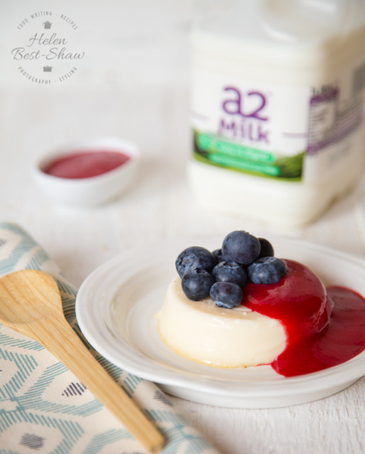 Recipe: Easy Vanilla Custard Pots with Raspberry Coulis - Helen's Fuss ...