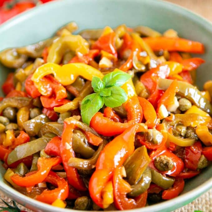 Pepper & caper salad - Helen's Fuss Free Flavours
