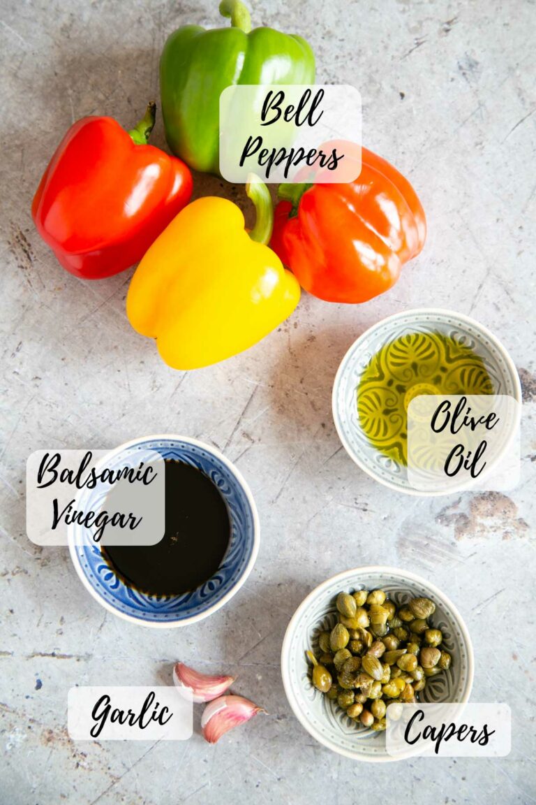 Pepper & caper salad - Helen's Fuss Free Flavours