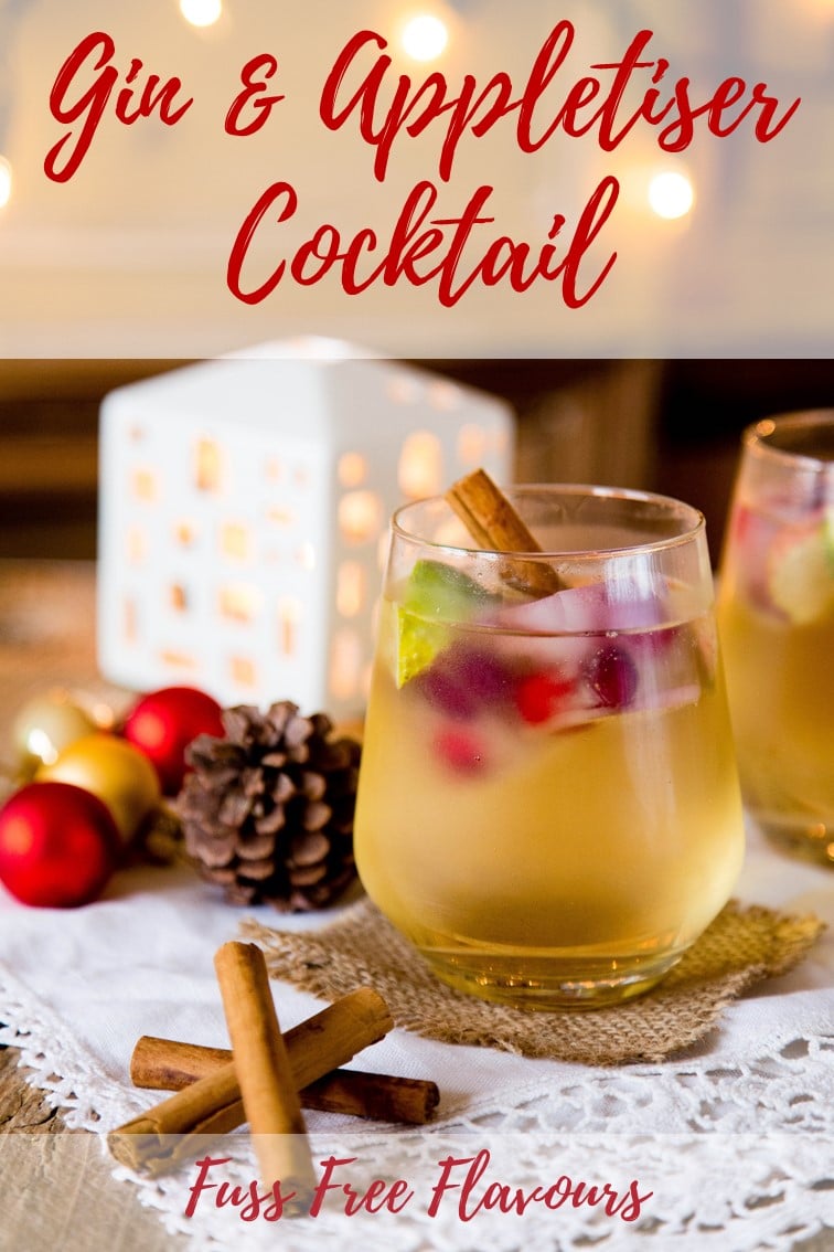 Gin & Appletiser - a refreshing Christmas Cocktail - Helen's Fuss Free ...