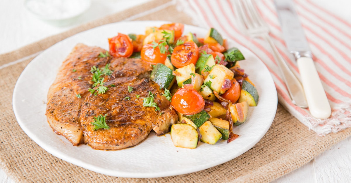 Southern Spiced Pork Steaks - Helen's Fuss Free Flavours