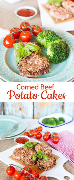 Corned beef potato cakes - easy to make | Fuss Free Flavours