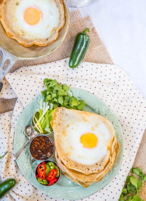 Oatmeal Sri Lankan hoppers recipe - perfect for brunch | Fuss Free Flavours