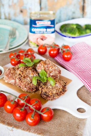 Corned beef potato cakes - easy to make | Fuss Free Flavours