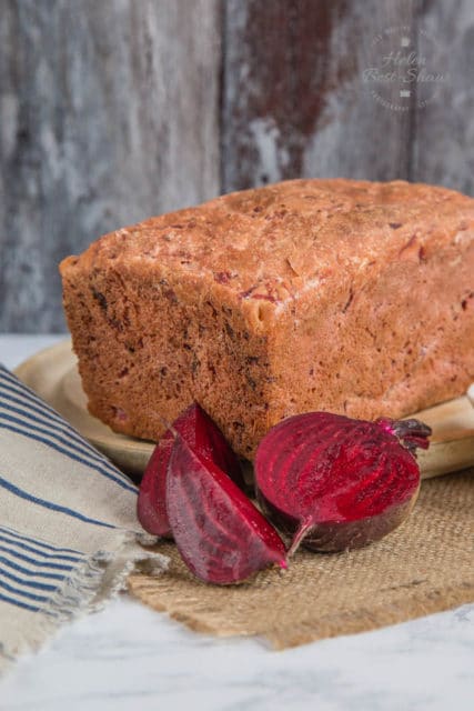 Great Looking & Easy Beetroot Bread Recipe {Egg Free} - Helen's Fuss ...