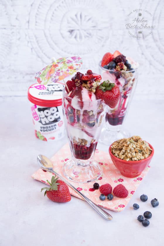 Frozen Yogurt Breakfast Sundae Recipe | Fuss Free Flavours