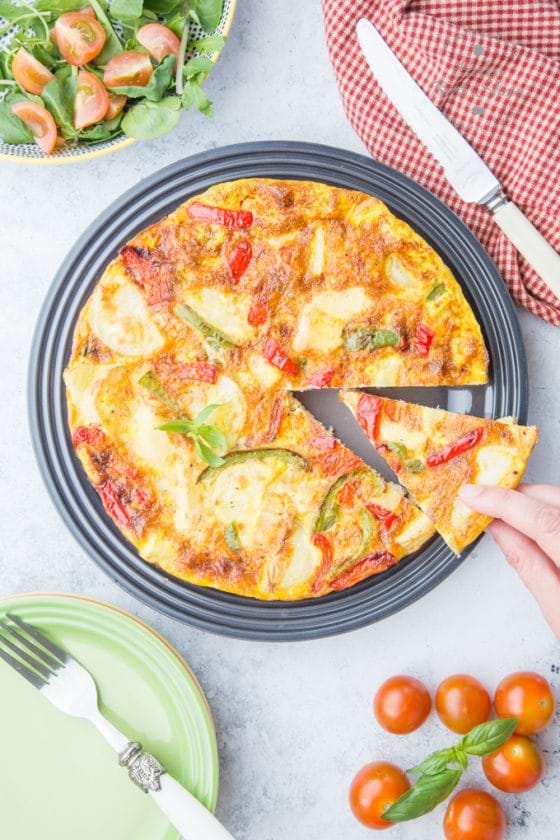 How to Make Leftover Roast Chicken Frittata | Fuss Free Flavours