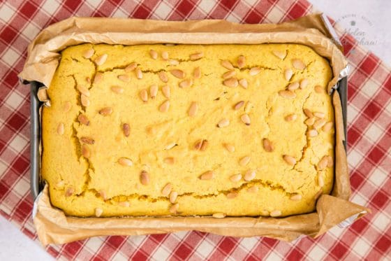 Sfoof Turmeric Cake Recipe {Vegan} - Helen's Fuss Free Flavours