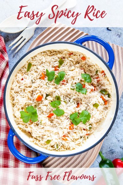 Easy Spicy Rice Recipe | Fuss Free Flavours