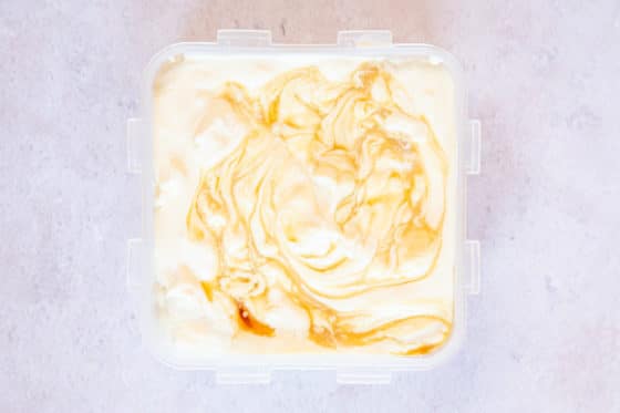 Easy Maple Syrup Ice Cream - Helen's Fuss Free Flavours