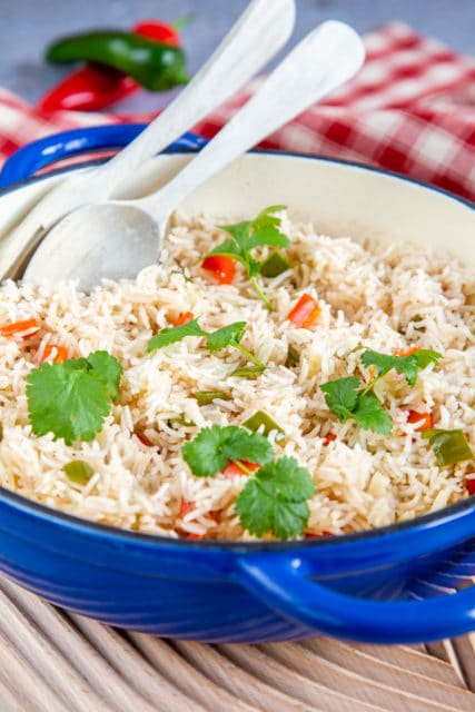 Easy Spicy Rice Recipe - Helen's Fuss Free Flavours