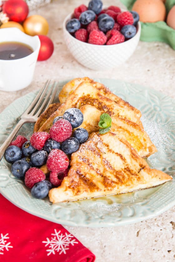Spiced Christmas French Toast - Helen's Fuss Free Flavours