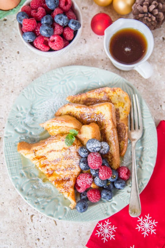 Spiced Christmas French Toast - Helen's Fuss Free Flavours