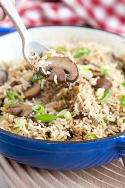 Easy Mushroom Rice - Helen's Fuss Free Flavours