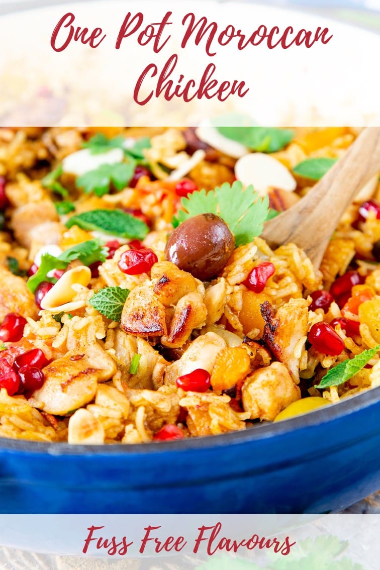 One-Pot Moroccan Chicken with Rice | Fuss Free Flavours