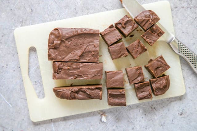 Three Ingredient Chocolate Coffee Fudge - Helen's Fuss Free Flavours