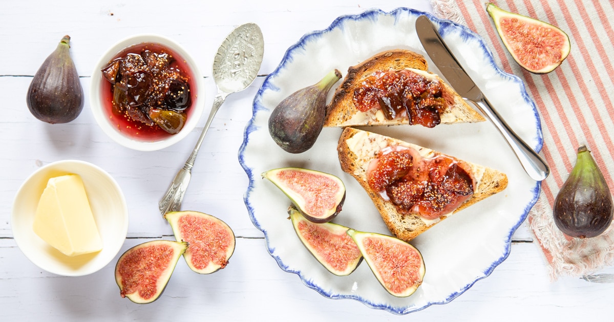 Easy Fig Jam (Three Ingredients, No Added Pectin) - Helen's Fuss Free ...