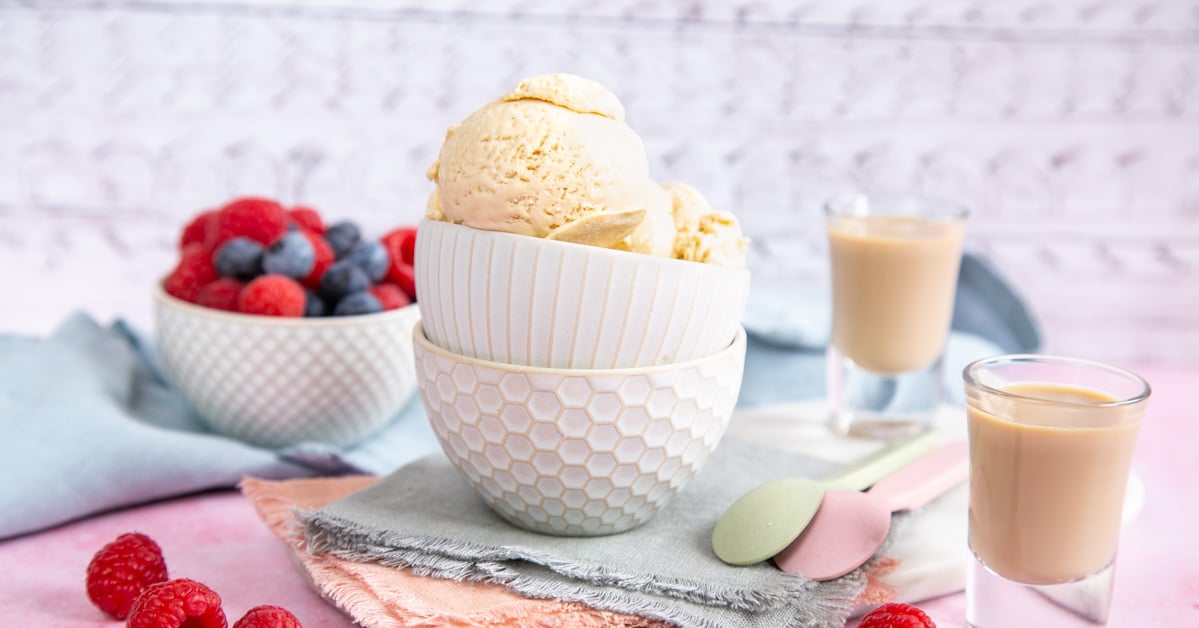 Easy Baileys Ice Cream (No Churn) - Helen's Fuss Free Flavours