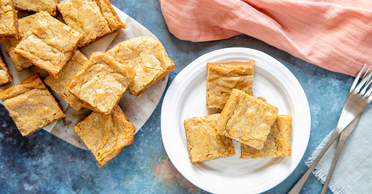 Easy Blondies - One Bowl, Small Batch - Helen's Fuss Free Flavours