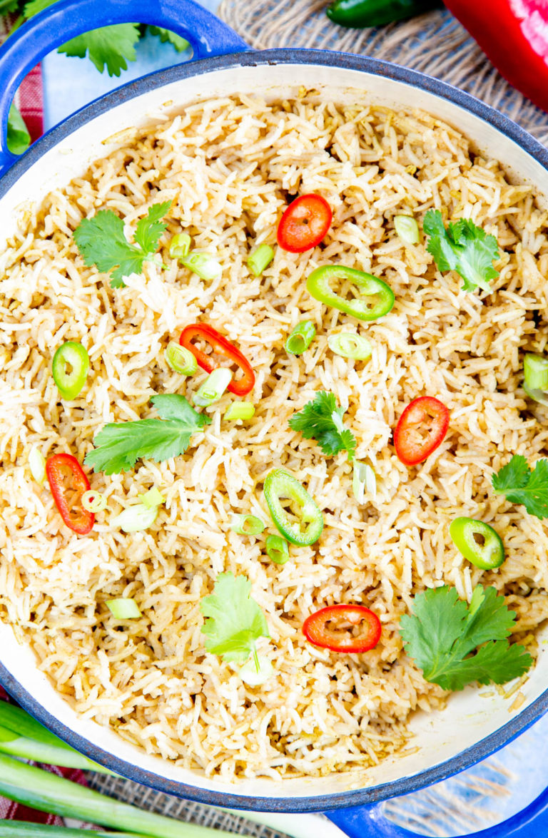 Easy Chinese Rice (5 ingredients) - Helen's Fuss Free Flavours