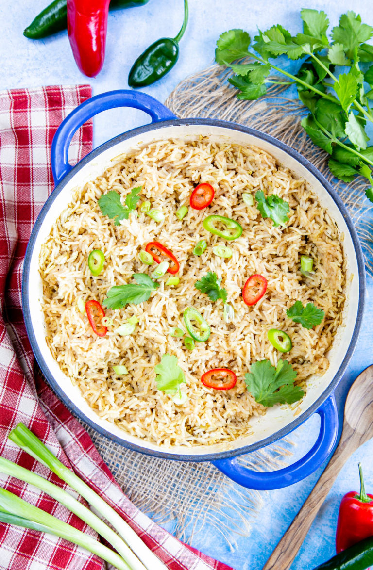 Easy Chinese Rice (5 ingredients) - Helen's Fuss Free Flavours