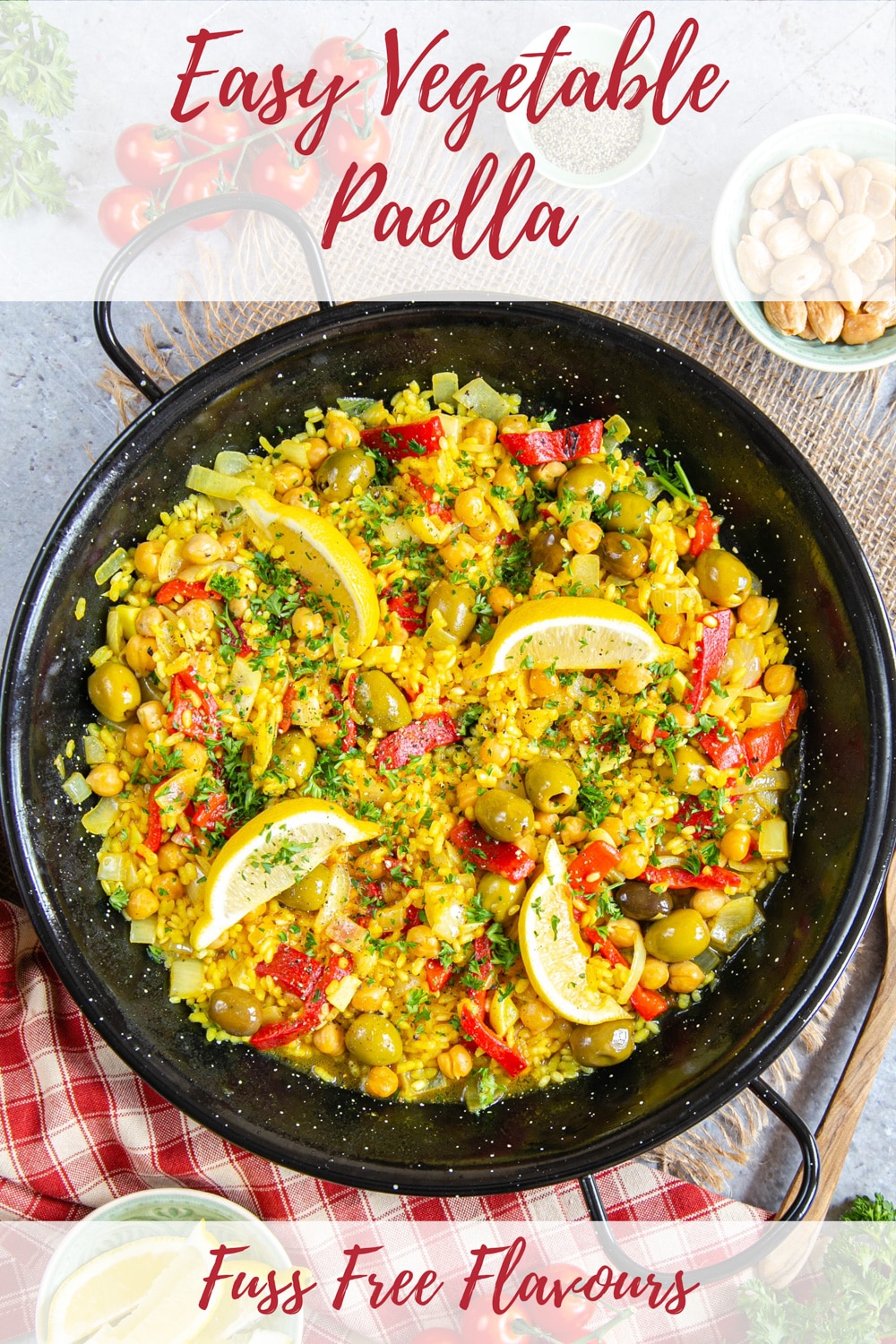 Easy Vegetable Paella - A Valencian Classic - Helen's Fuss Free Flavours