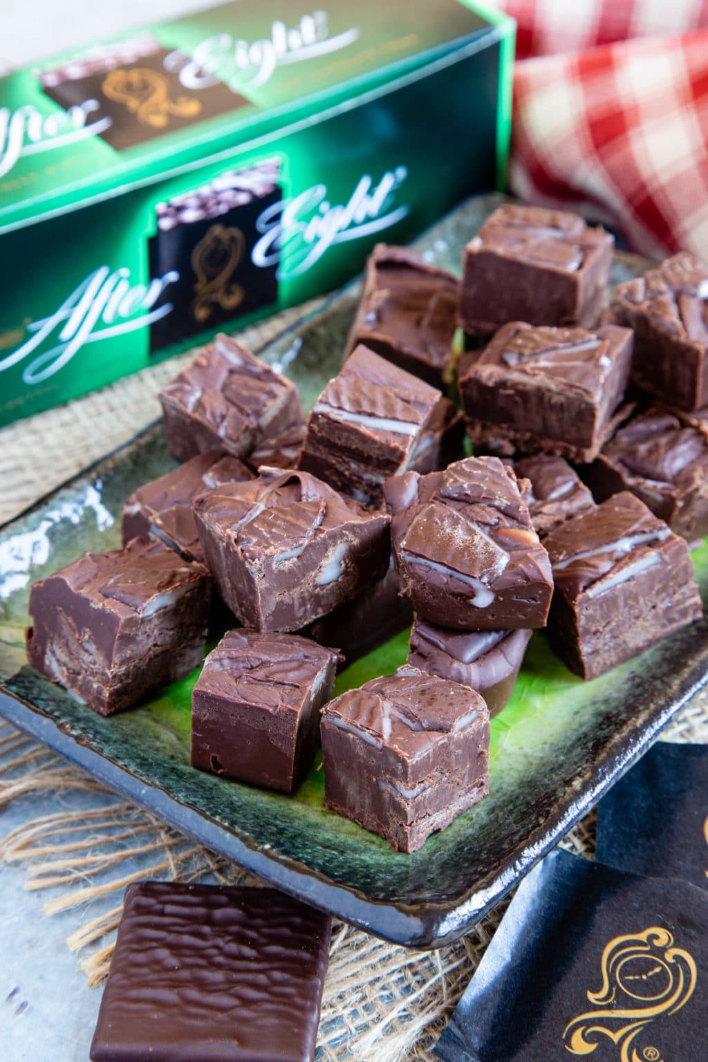 Easy After Eight Fudge (Three Ingredients) - Helen's Fuss Free Flavours