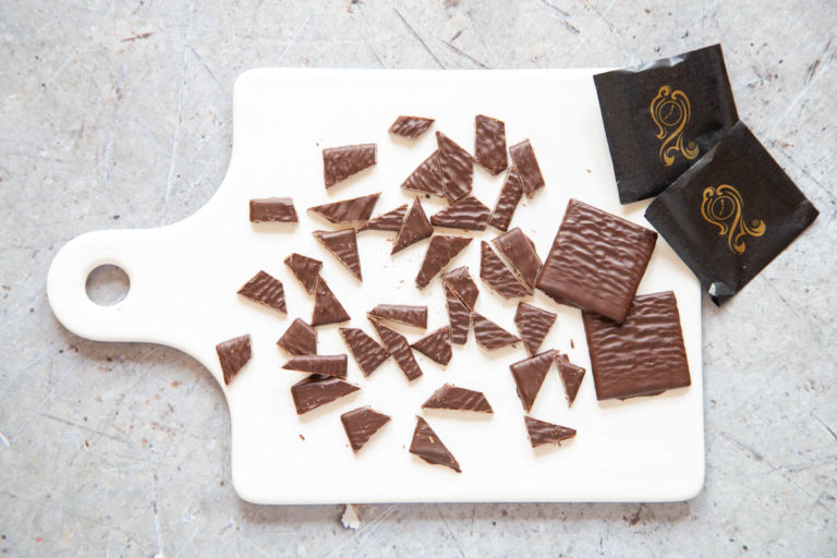 Easy After Eight Fudge (Three Ingredients) - Helen's Fuss Free Flavours