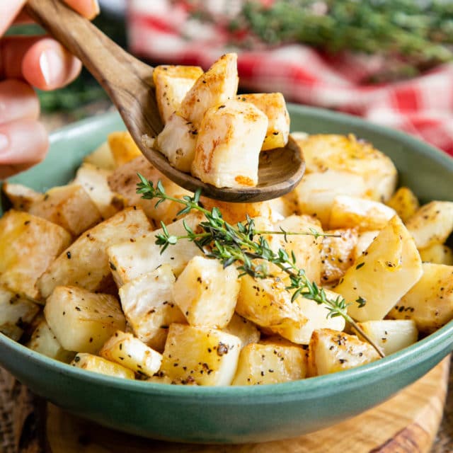 Easy Roasted Celeriac - Helen's Fuss Free Flavours