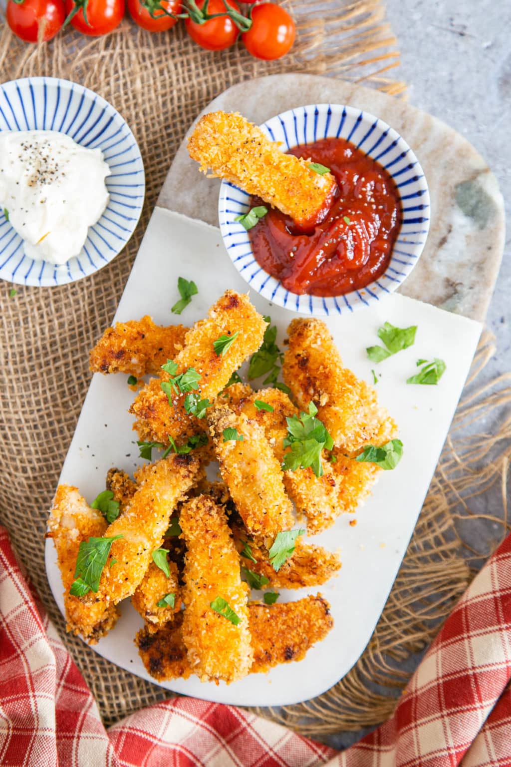 Easy Baked Chicken Goujons - Helen's Fuss Free Flavours