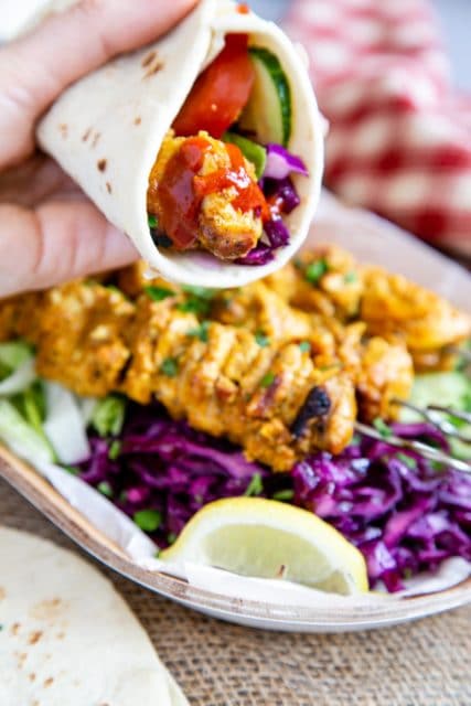 Easy Chicken Shish Kebabs - Helen's Fuss Free Flavours