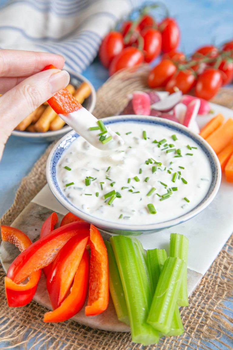 Sour Cream and Chive Dip - Helen's Fuss Free Flavours