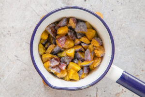 Easy Spiced Plum Compote - Helen's Fuss Free Flavours