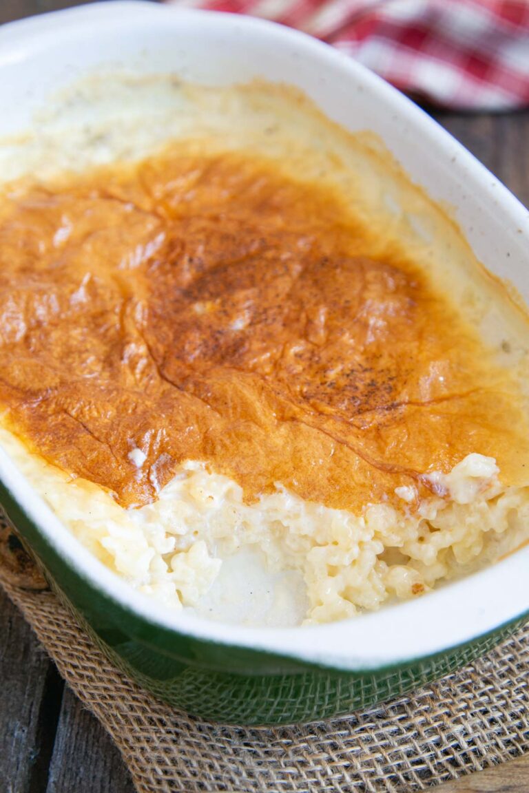 Traditional Baked Rice Pudding Recipe - Helen's Fuss Free Flavours