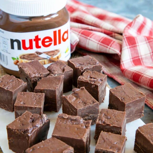 Easy Nutella Fudge Recipe - Helen's Fuss Free Flavours