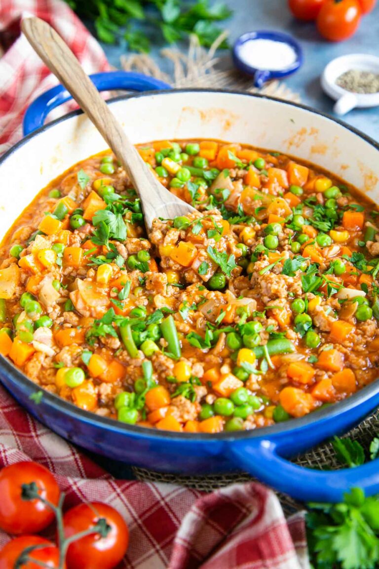 Easy Savoury Turkey Mince - Helen's Fuss Free Flavours