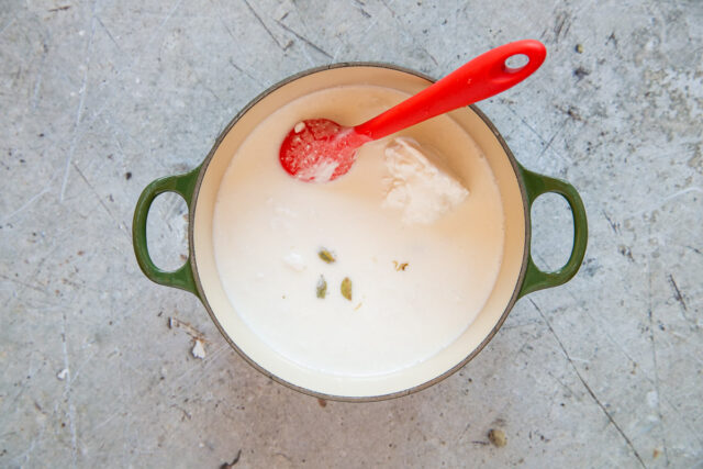 Coconut Rice Pudding with Mango - Vegan - Helen's Fuss Free Flavours