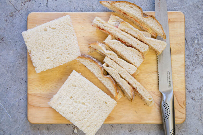 Jam Sandwiches for Afternoon Tea - Helen's Fuss Free Flavours