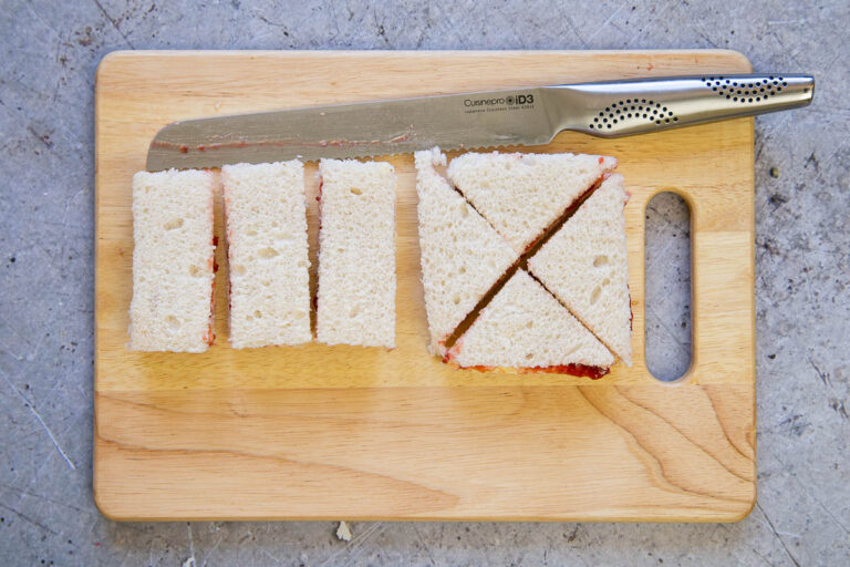 Jam Sandwiches for Afternoon Tea - Helen's Fuss Free Flavours
