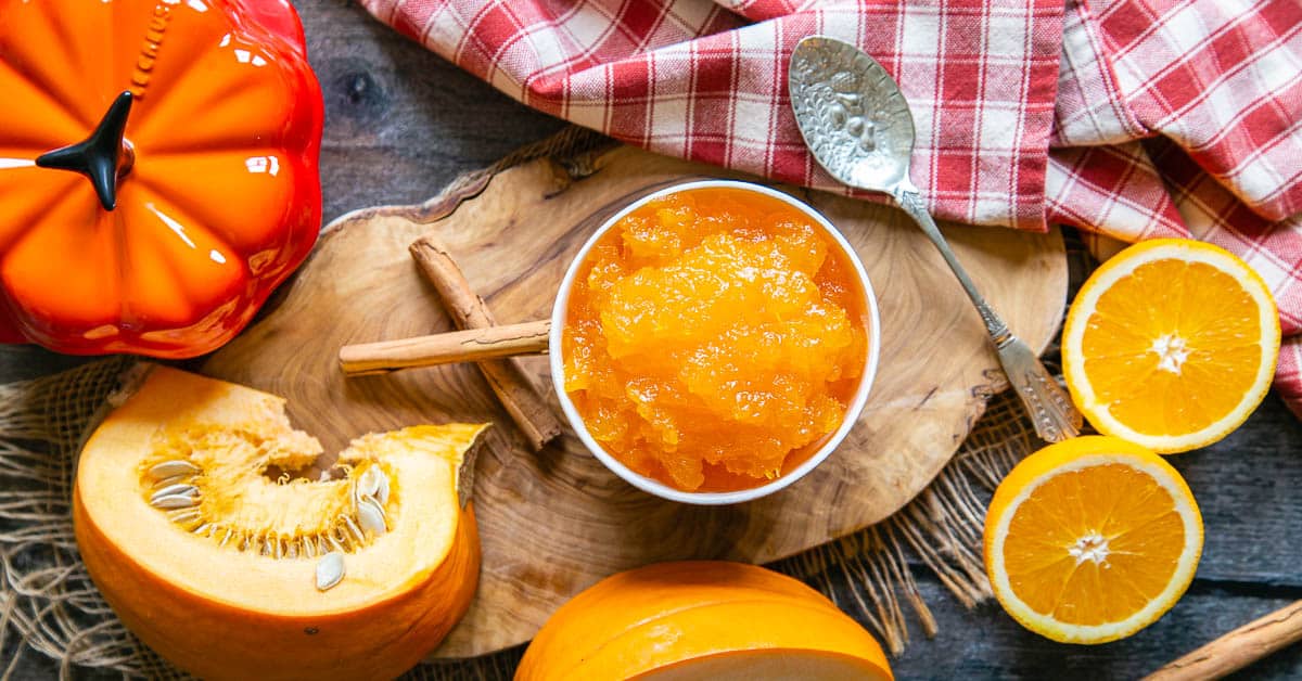 Easy Pumpkin Jam with Orange & Cinnamon - Helen's Fuss Free Flavours