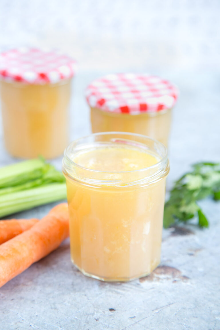 Easy Pressure Cooker Chicken Stock - Helen's Fuss Free Flavours