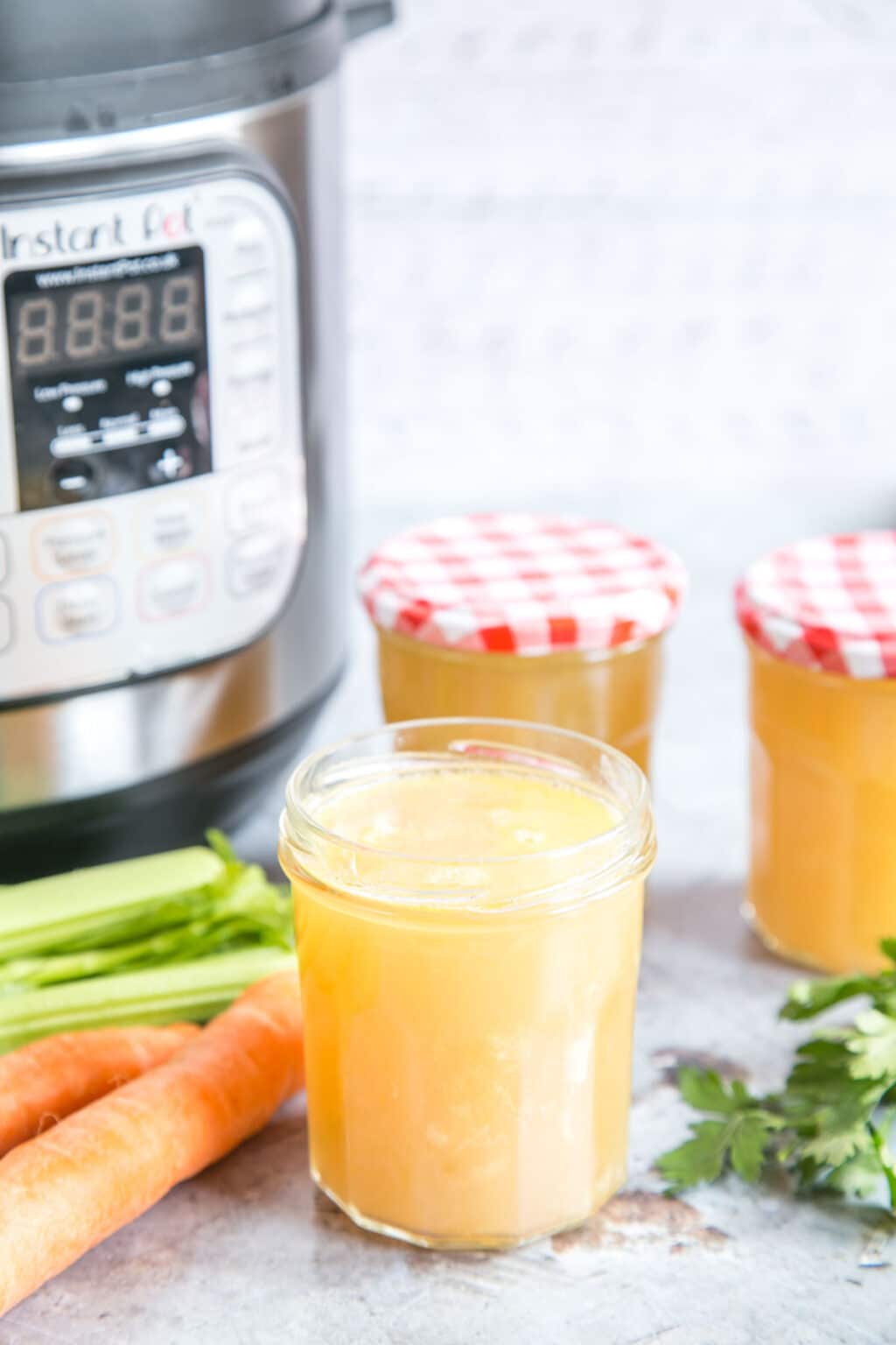 Easy Pressure Cooker Chicken Stock - Helen's Fuss Free Flavours