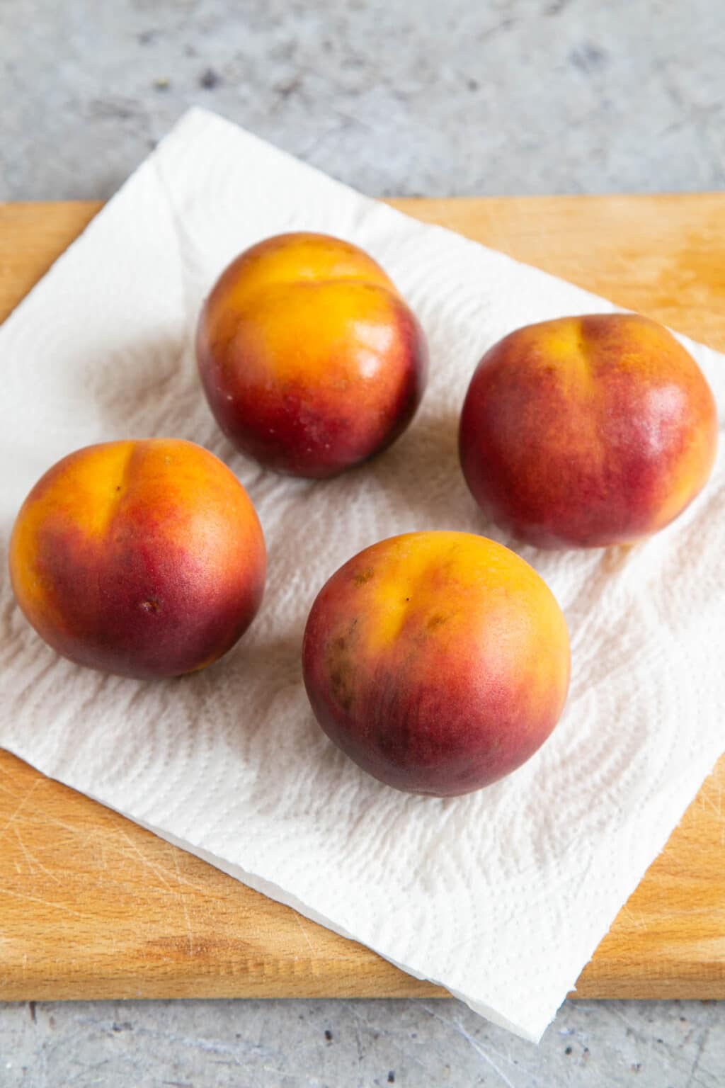 How to blanch and peel fresh peaches - Helen's Fuss Free Flavours