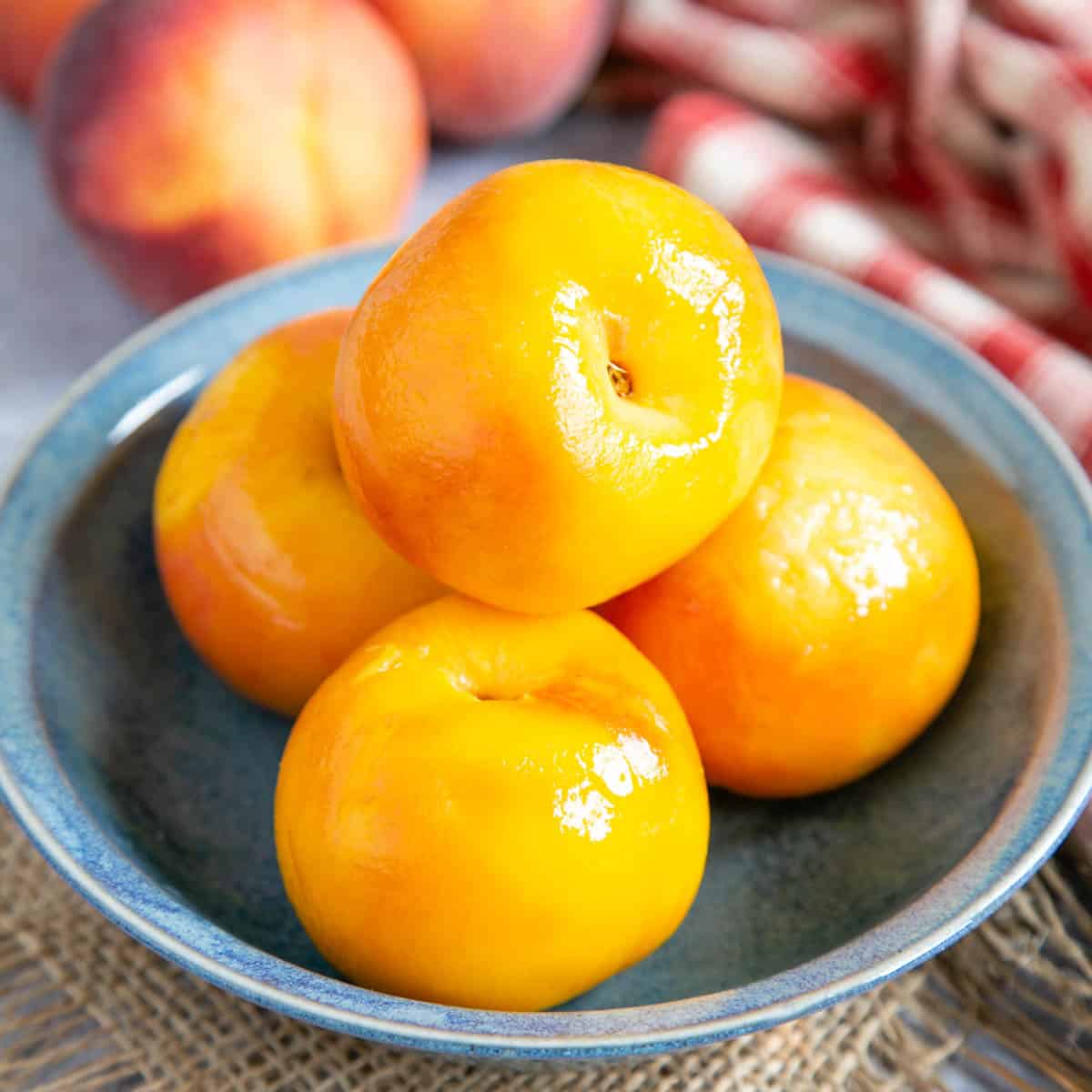 How to blanch and peel fresh peaches - Helen's Fuss Free Flavours
