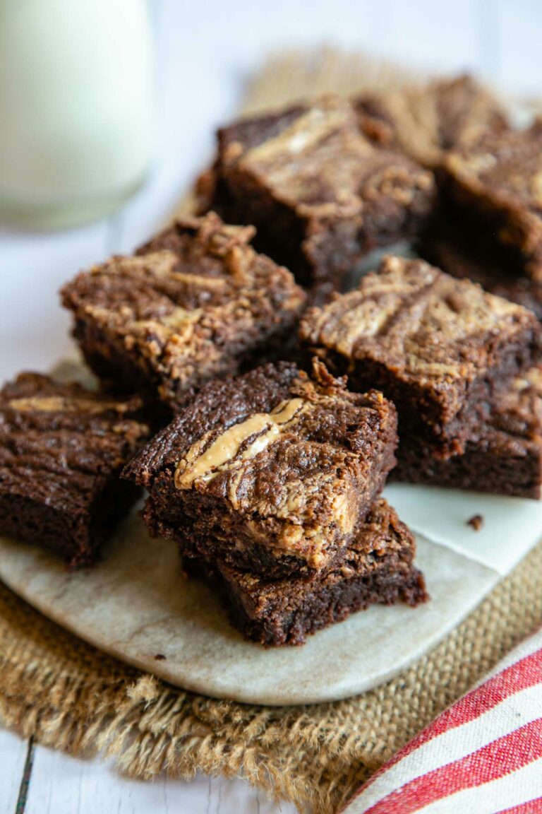 Peanut butter brownies recipe - Helen's Fuss Free Flavours