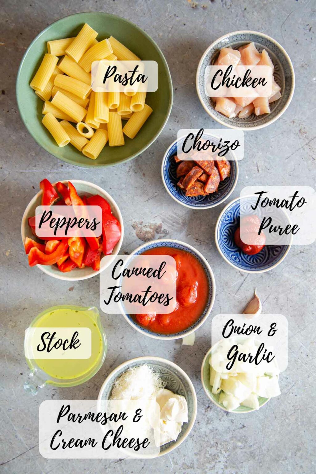 Chicken Chorizo Pasta One Pot Recipe - Helen's Fuss Free Flavours